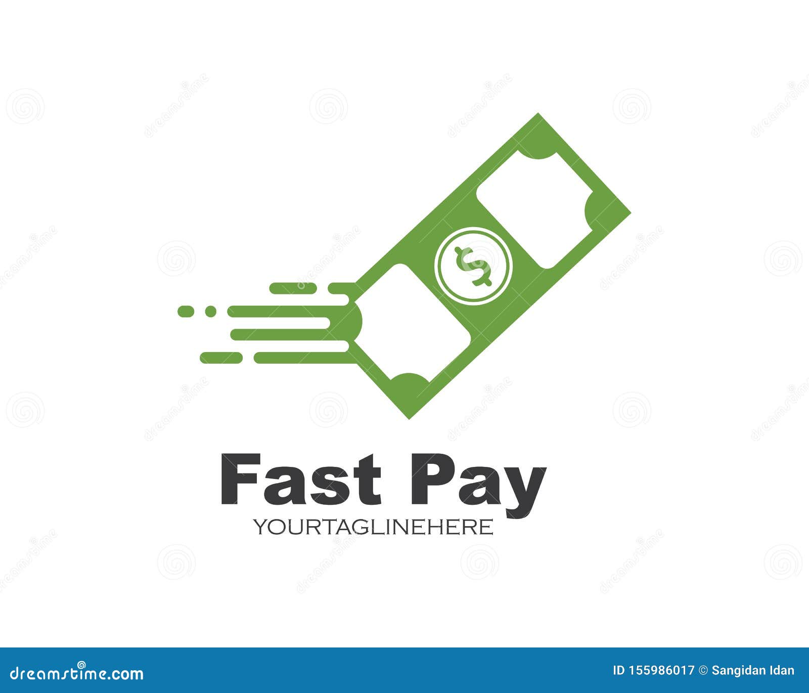 Fast Payment Logo Icon Vector Illustration Stock Vector - Illustration ...