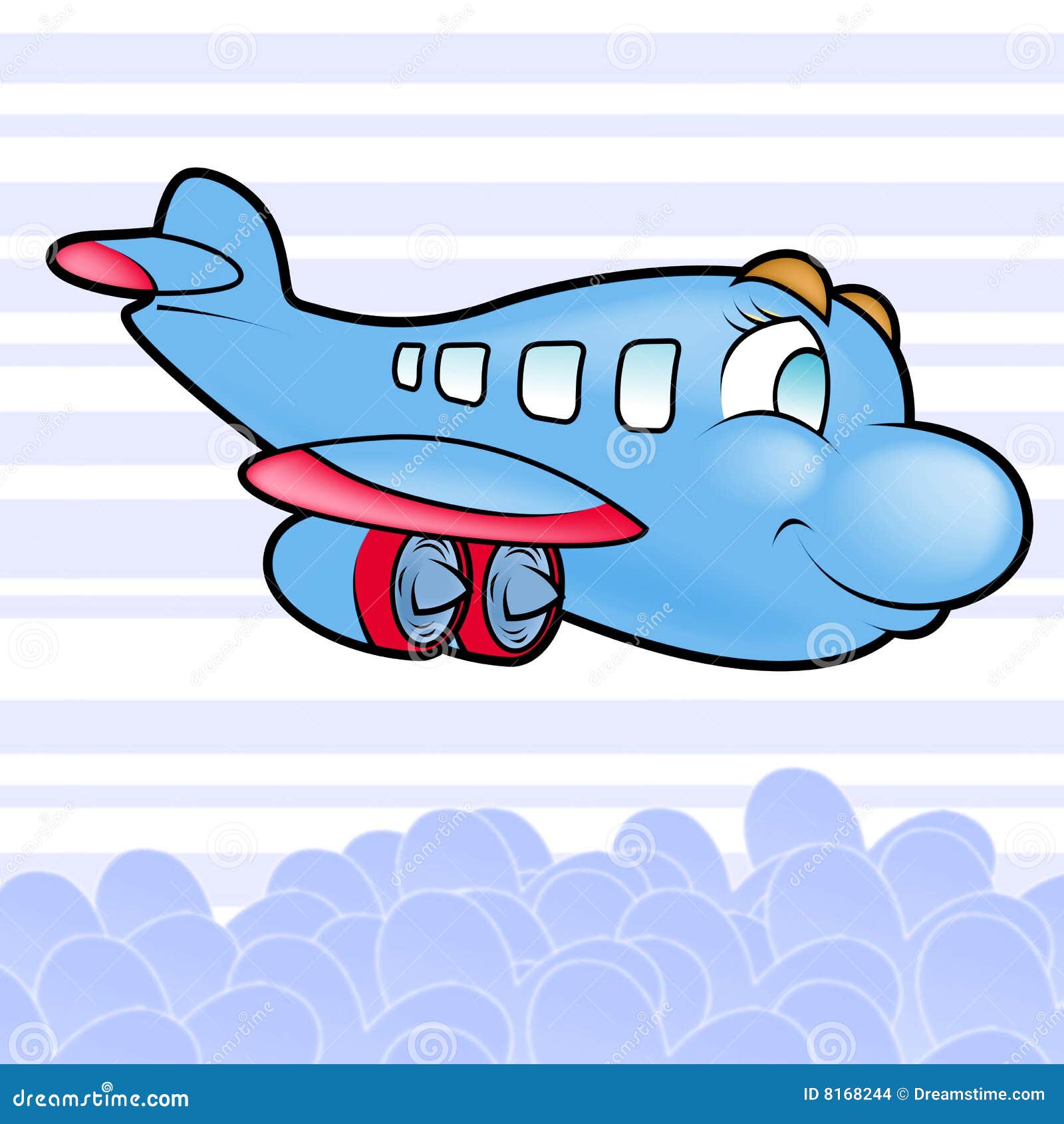 Fast Plane flying stock illustration. Illustration of aviation - 8168244