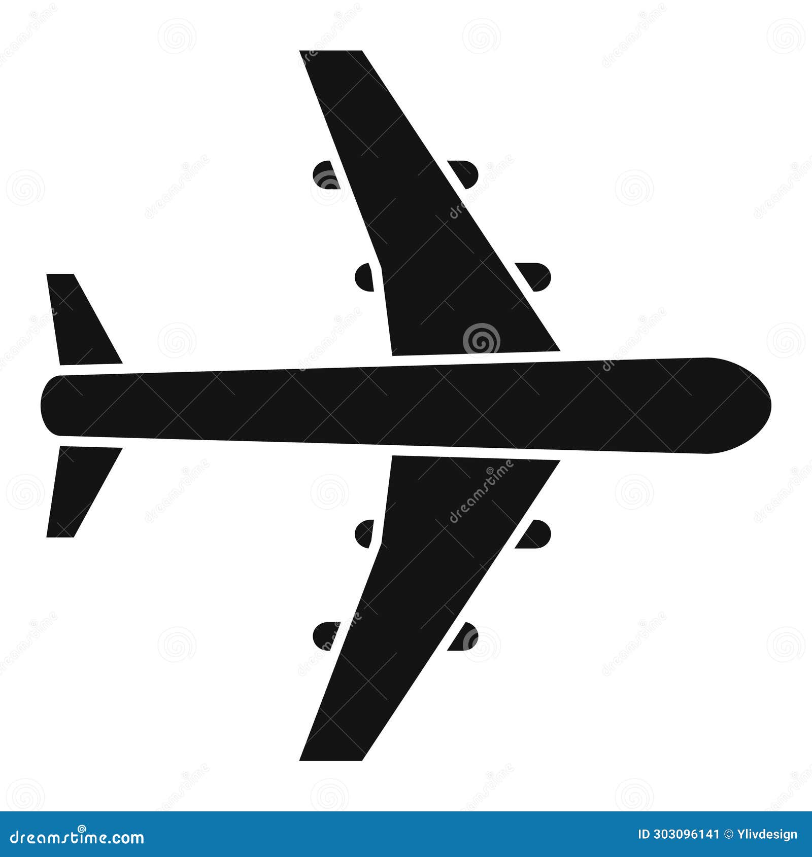Fast Plane Run Icon Simple Vector. Speed Air Shipped Stock Illustration ...