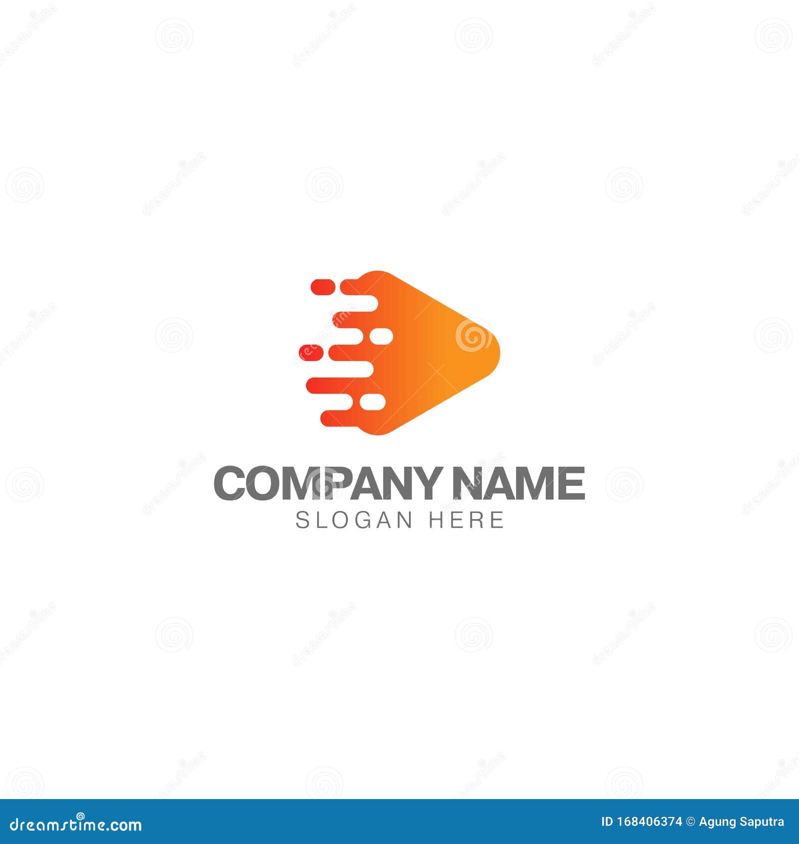 Fast Play Logo Design Template Vector Stock Vector - Illustration of ...