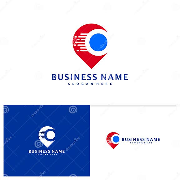 Fast Point Logo Template, Creative Point Logo Design Vector, Fast Logo ...