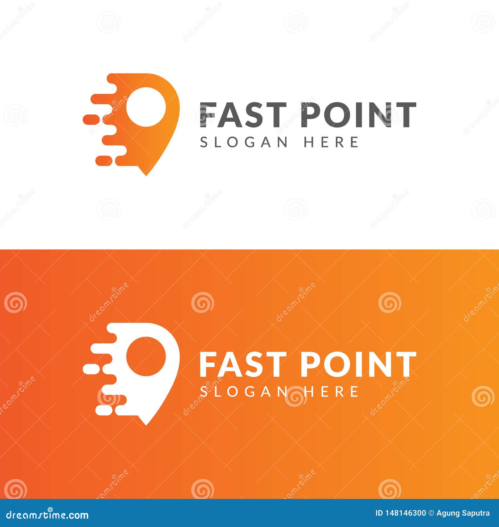 Fast Point Logo Vector Design Template Stock Vector - Illustration of ...