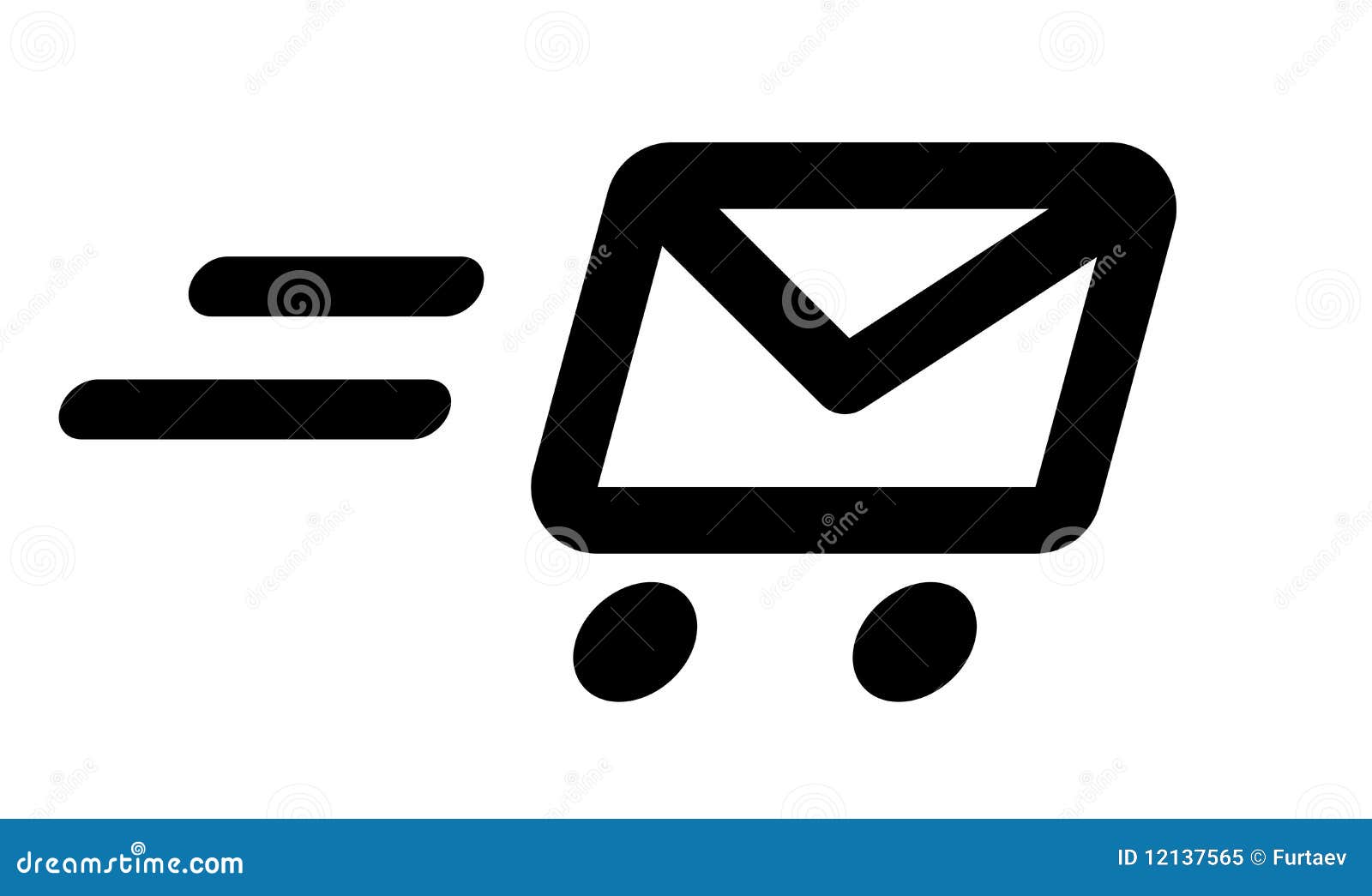 Fast post vektor illustrationer. Illustration av rulle - 12137565