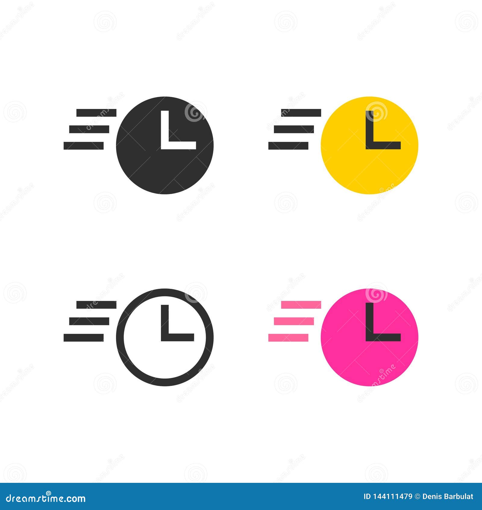 Fast process action stock vector. Illustration of symbol - 144111479