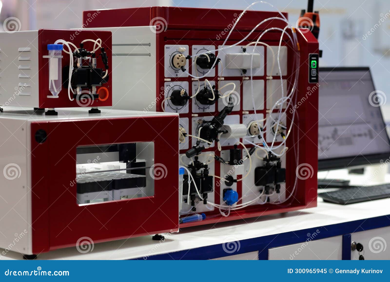 Fast Protein Liquid Chromatography FPLC System Stock Image - Image of ...