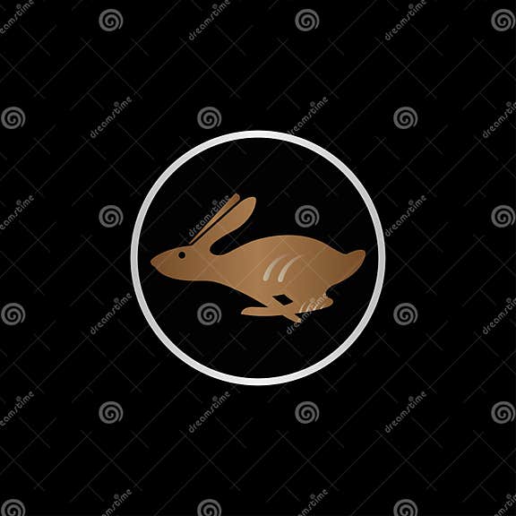 Fast Rabbit Colorful Design Vector Stock Vector - Illustration of ...