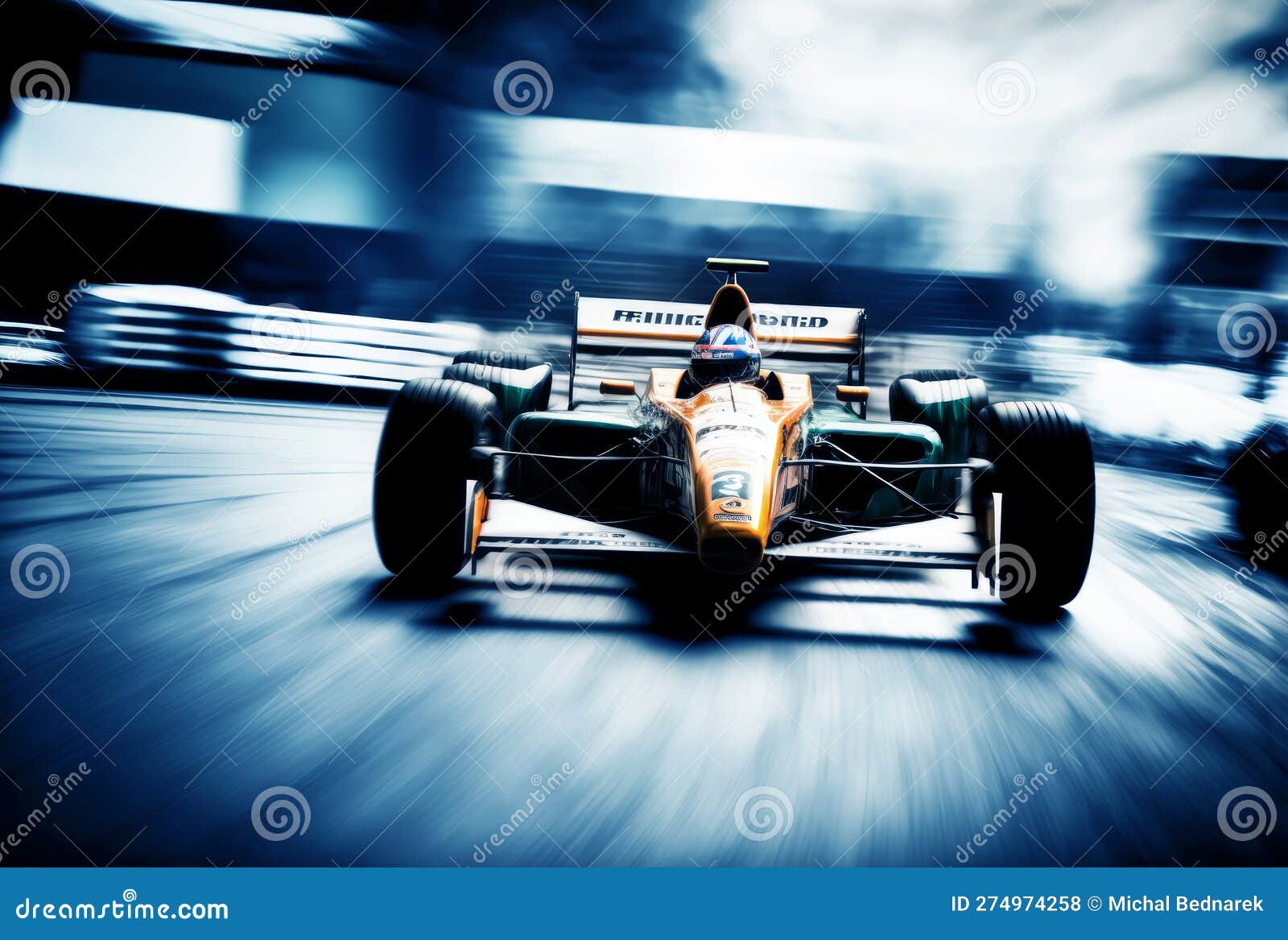 Fast Racing Car, Speed in Motion. Generative AI Stock Illustration ...