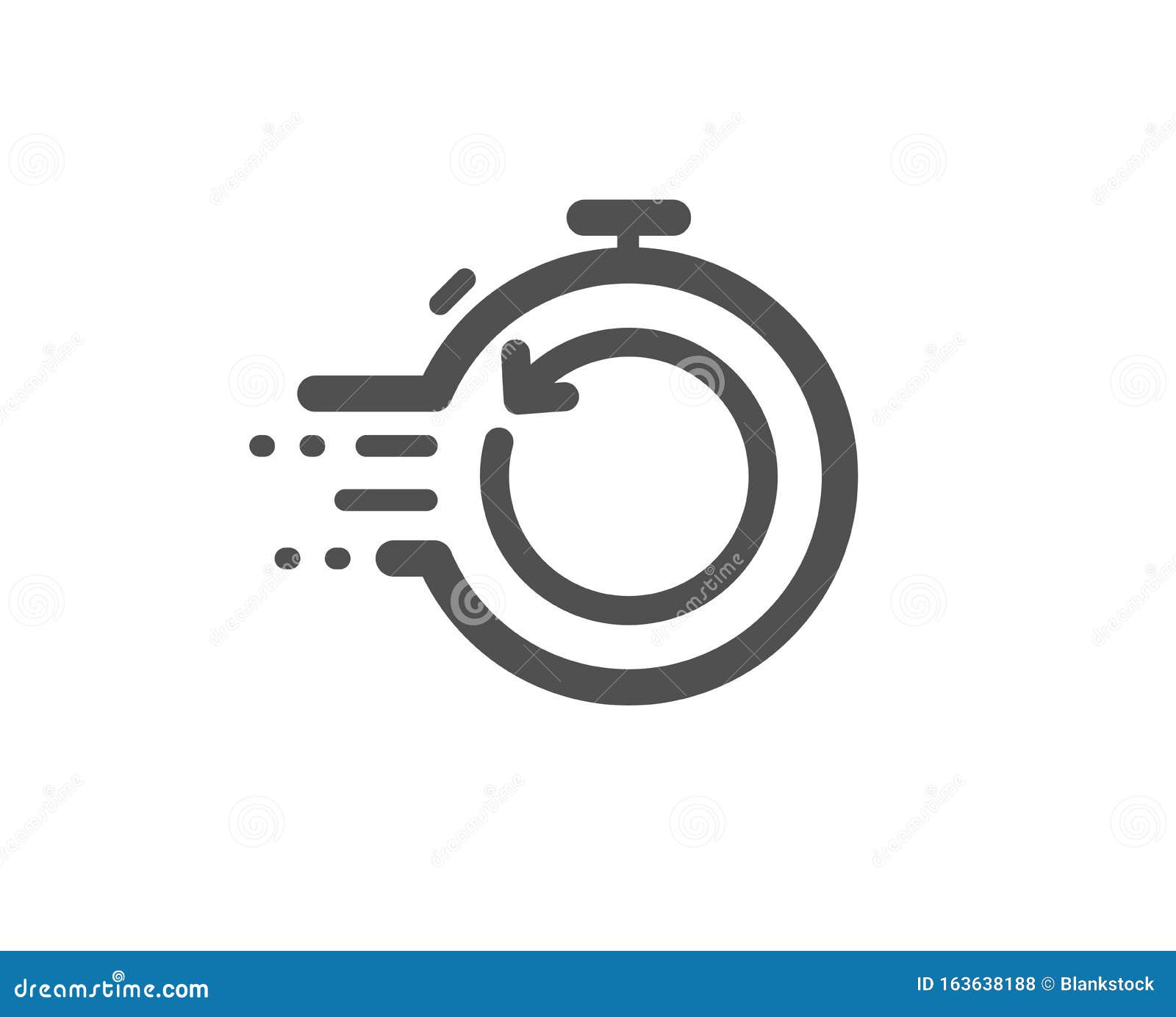 Fast Recovery Icon. Backup Data Sign. Restore Timer. Vector Stock ...