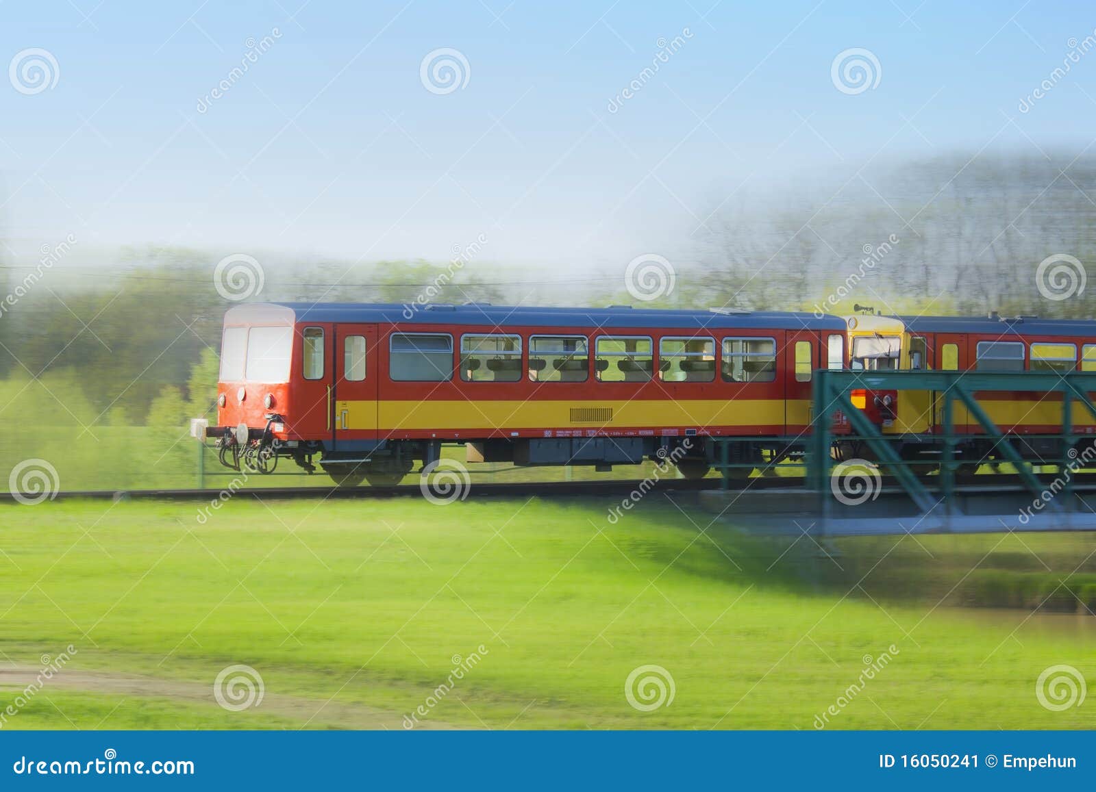 Fast red train stock image. Image of travel, iron, spring - 16050241