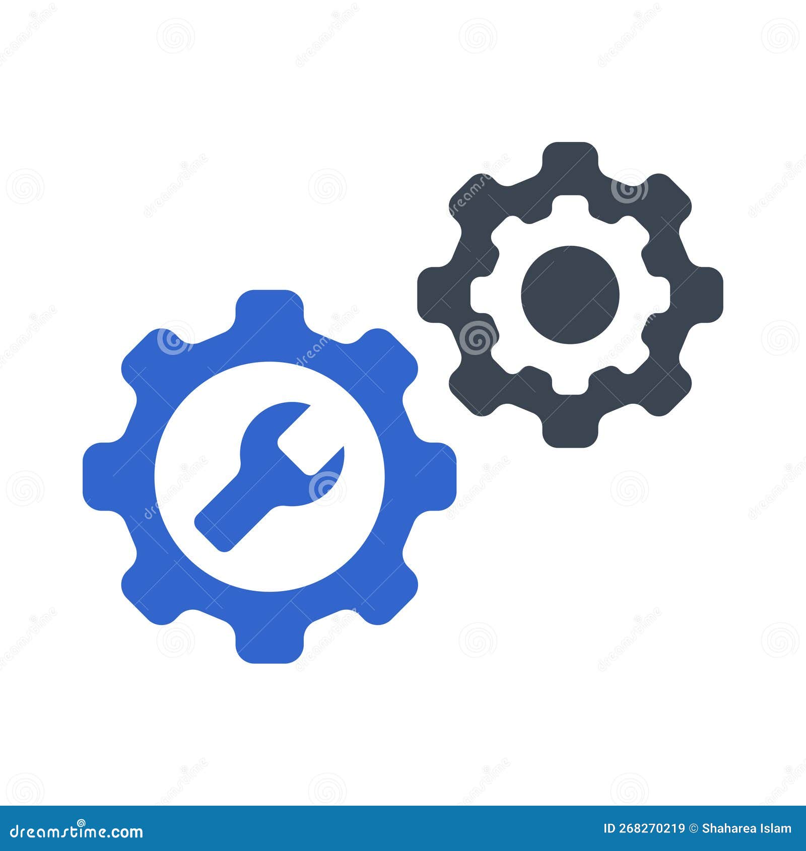 Fast repair icon stock vector. Illustration of configuration - 268270219