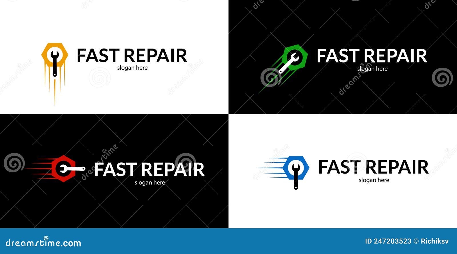 Fast repair logo stock vector. Illustration of shop - 247203523