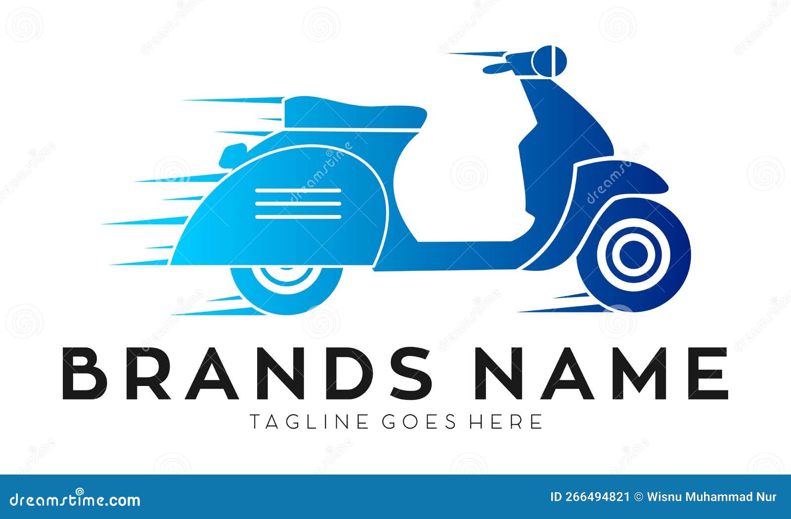 Fast Retro Motorcycle Logo Vector Stock Vector - Illustration of tires ...