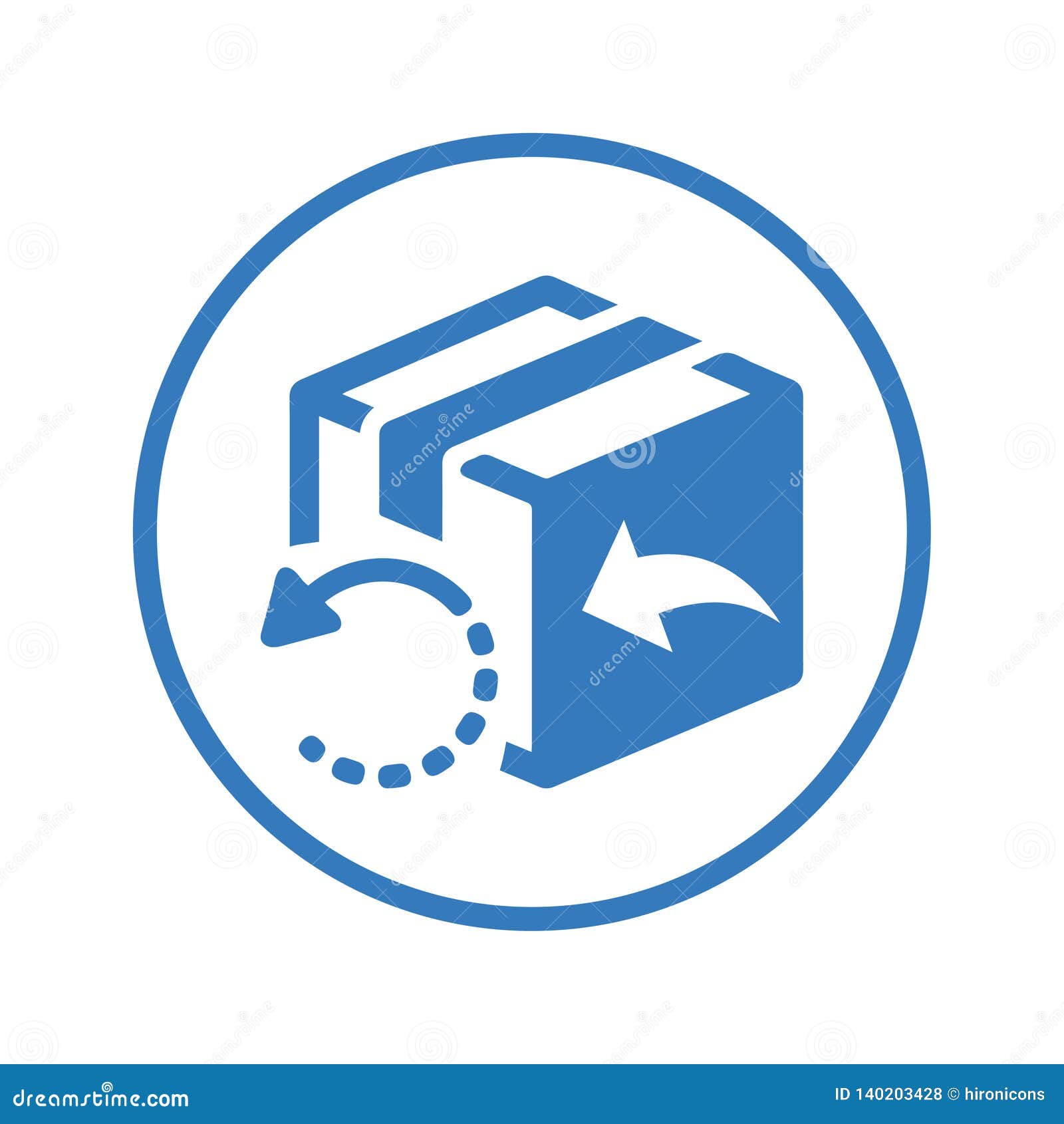 Return Icon/Send Back Icon stock illustration. Illustration of back ...