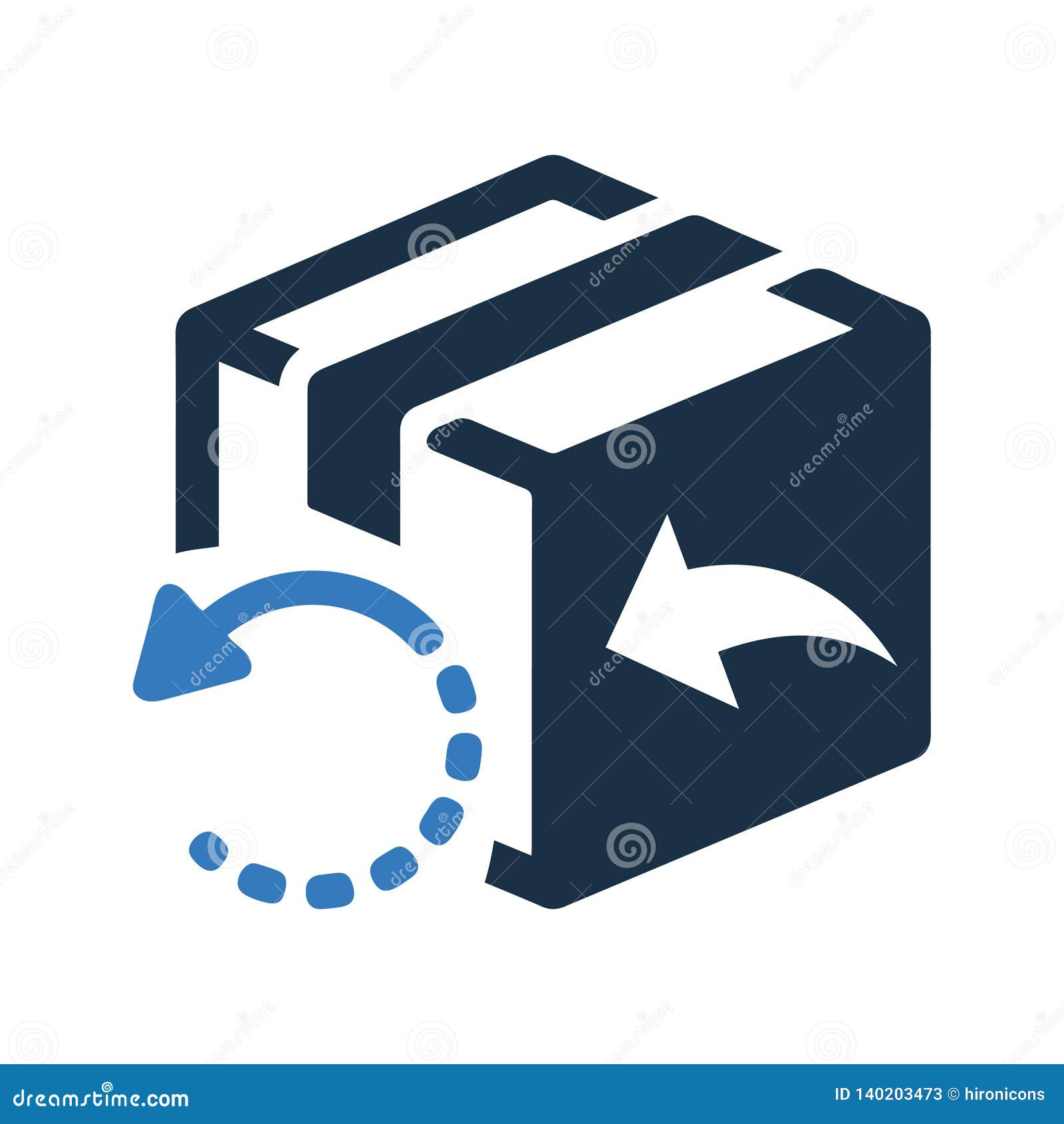 Return Icon/Send Back Icon stock vector. Illustration of money - 140203473