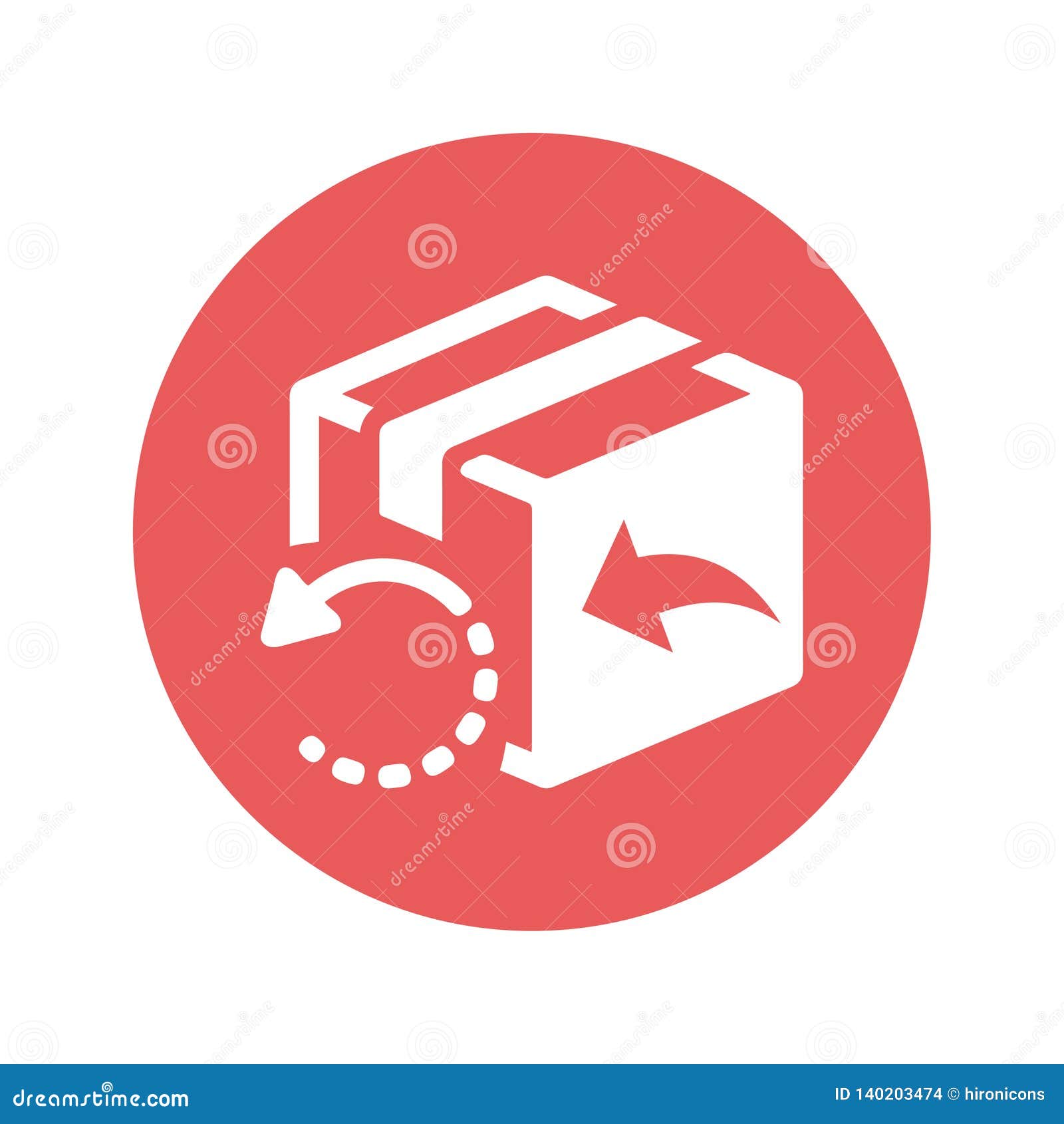 Return Icon/Send Back Icon stock illustration. Illustration of dollar ...