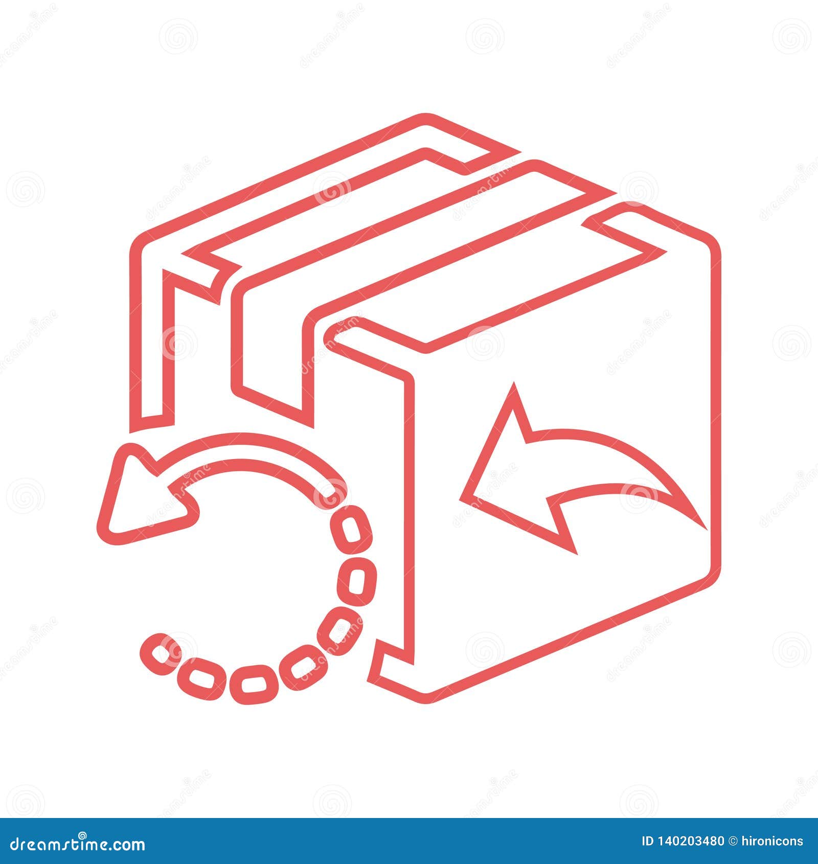 Return Icon/Send Back Icon stock illustration. Illustration of quick ...