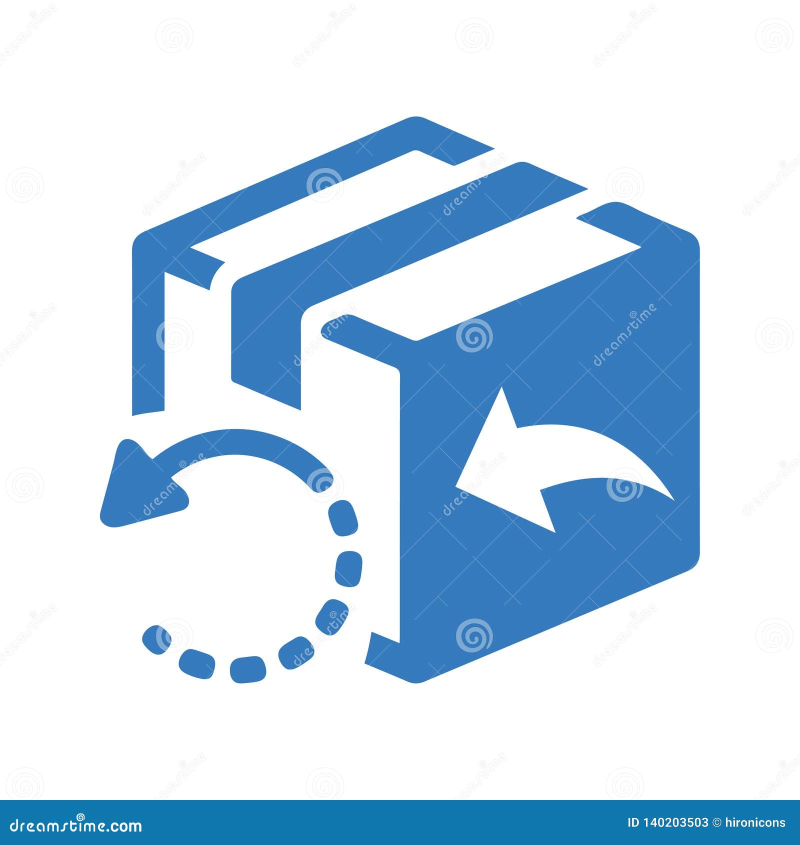 Return Icon/Send Back Icon stock vector. Illustration of icon - 140203503