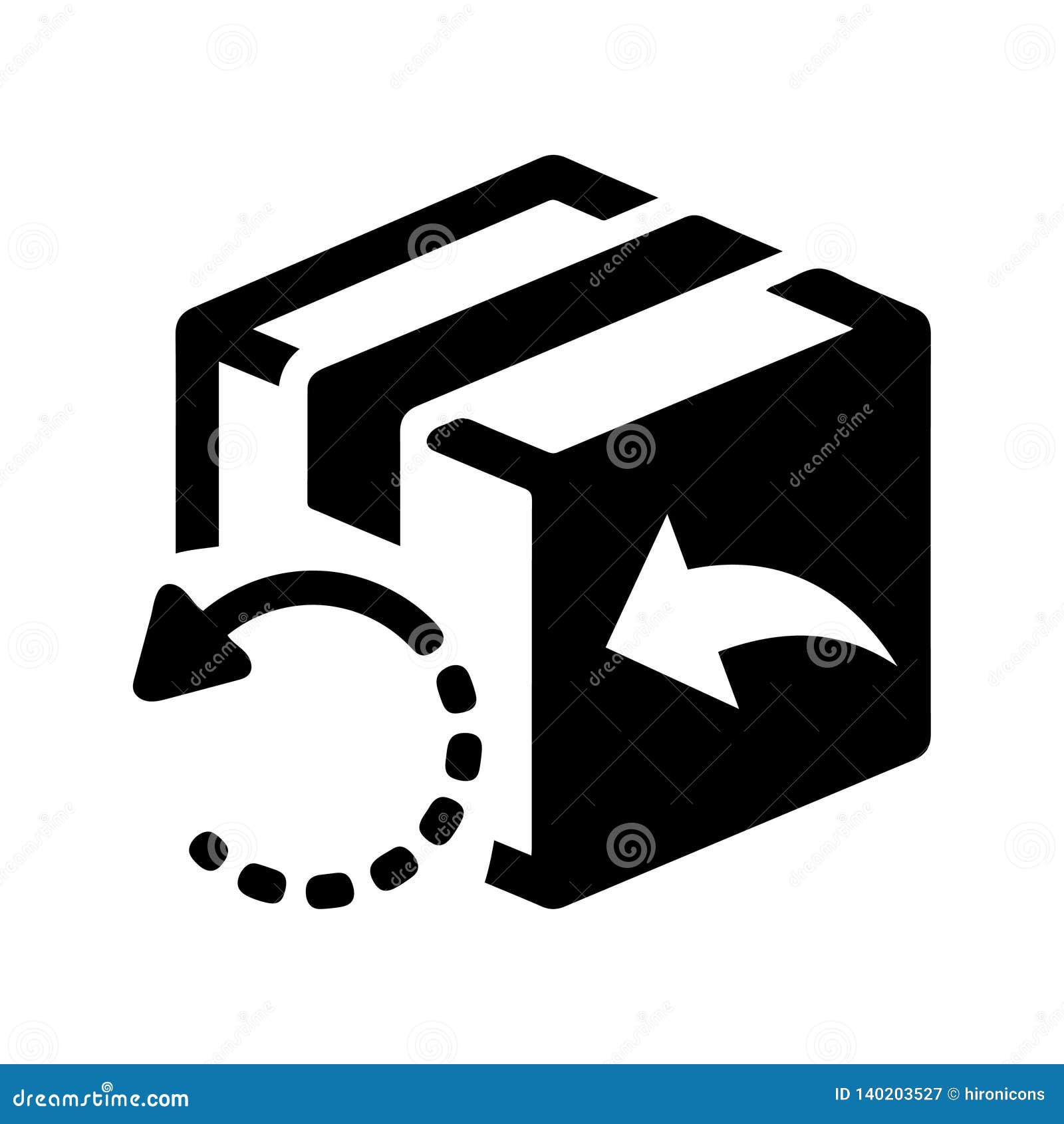 Return Icon/Send Back Icon stock illustration. Illustration of ...