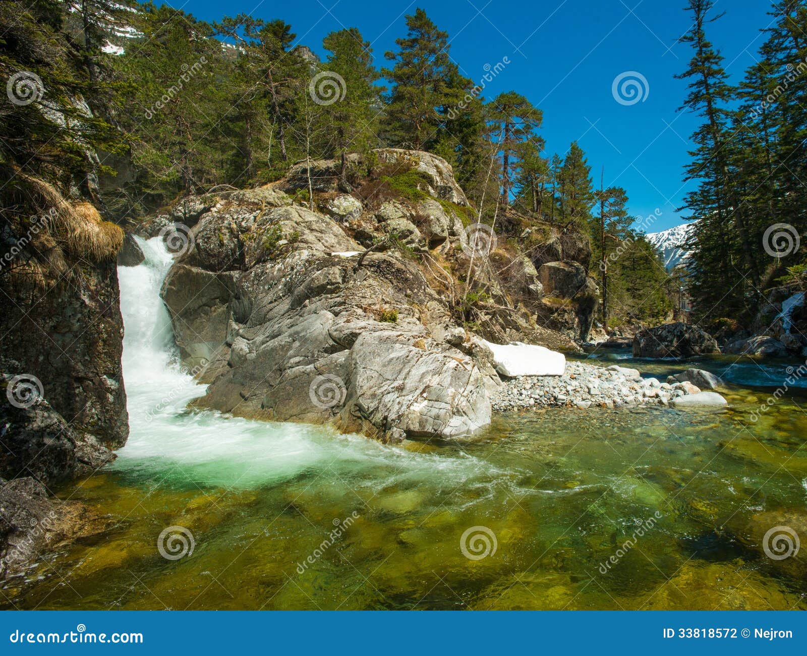 Fast river stock photo. Image of lush, rock, natural - 33818572