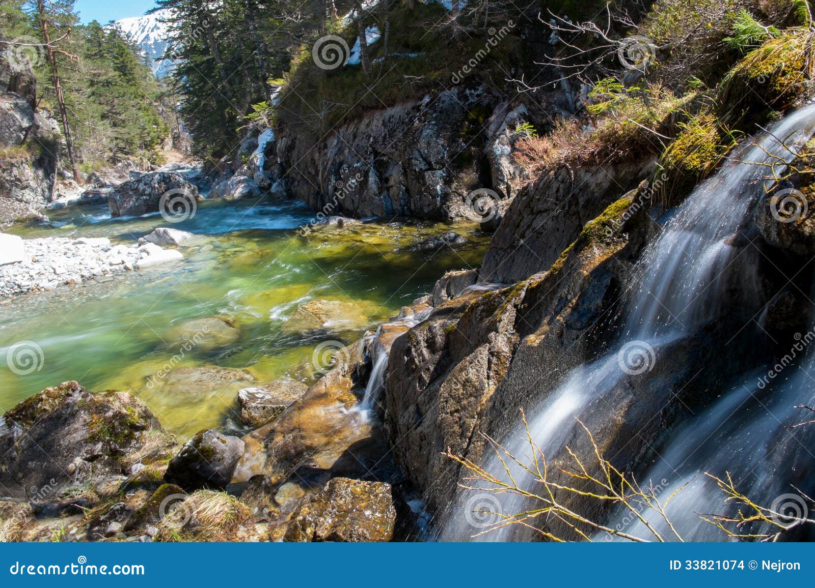 Fast river stock photo. Image of mountains, clear, freshness - 33821074