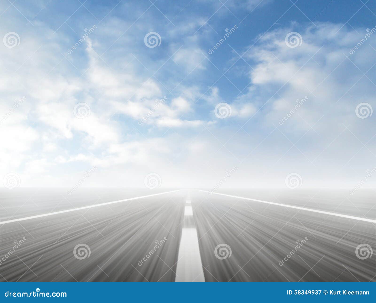 Fast road stock image. Image of blue, desert, clouds - 58349937