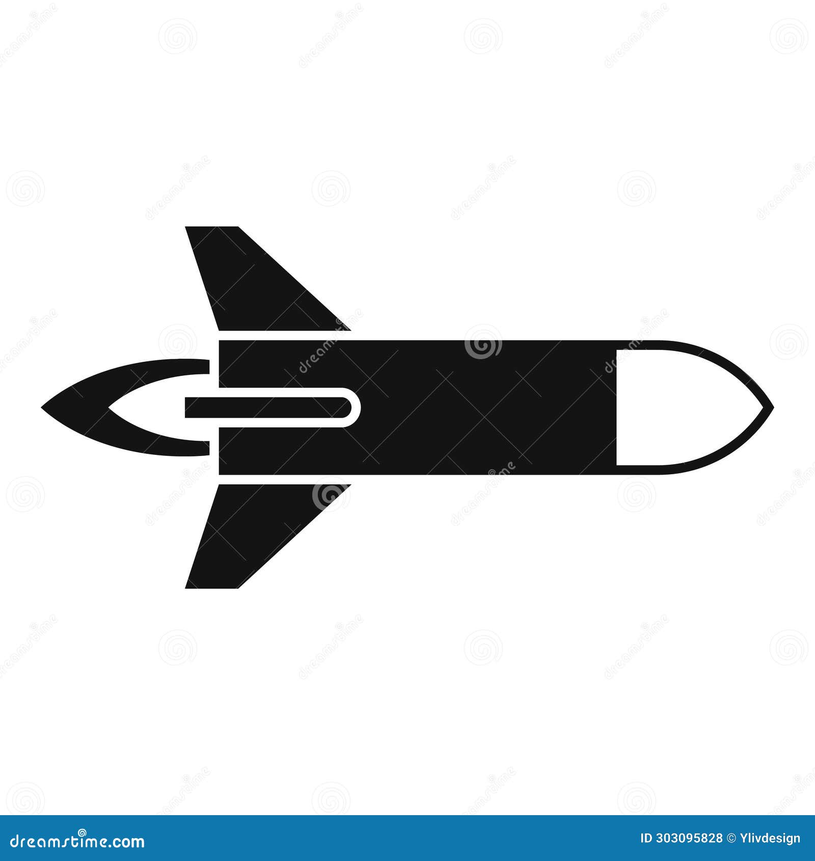 Fast Rocket Icon Simple Vector. Velocity Boost Stock Illustration ...