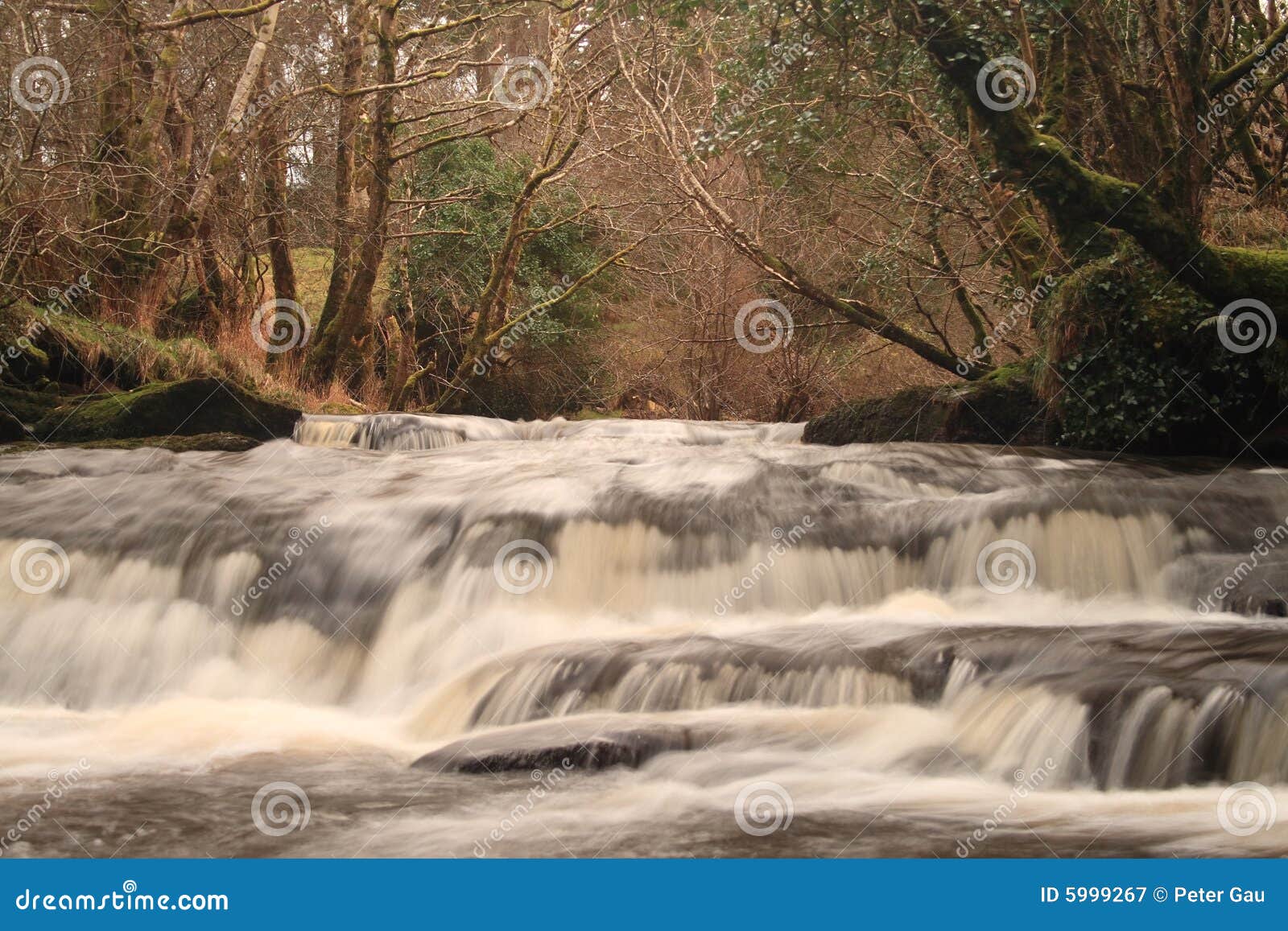 Fast Running River in Late Fall Stock Image - Image of flowing, scenery ...
