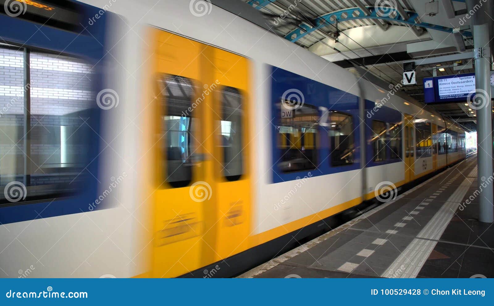 SBB train in the station stock footage. Video of europe - 100529428