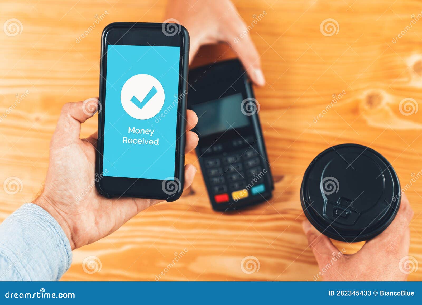 Modern Shopping Lifestyle with Smartphone Application. Entity Stock ...