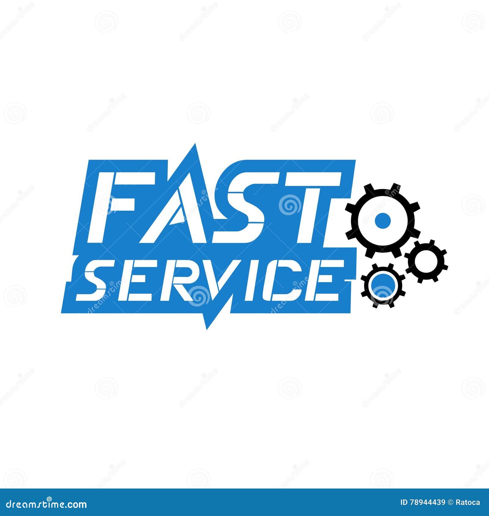 Fast service icon stock vector. Illustration of design - 78944439