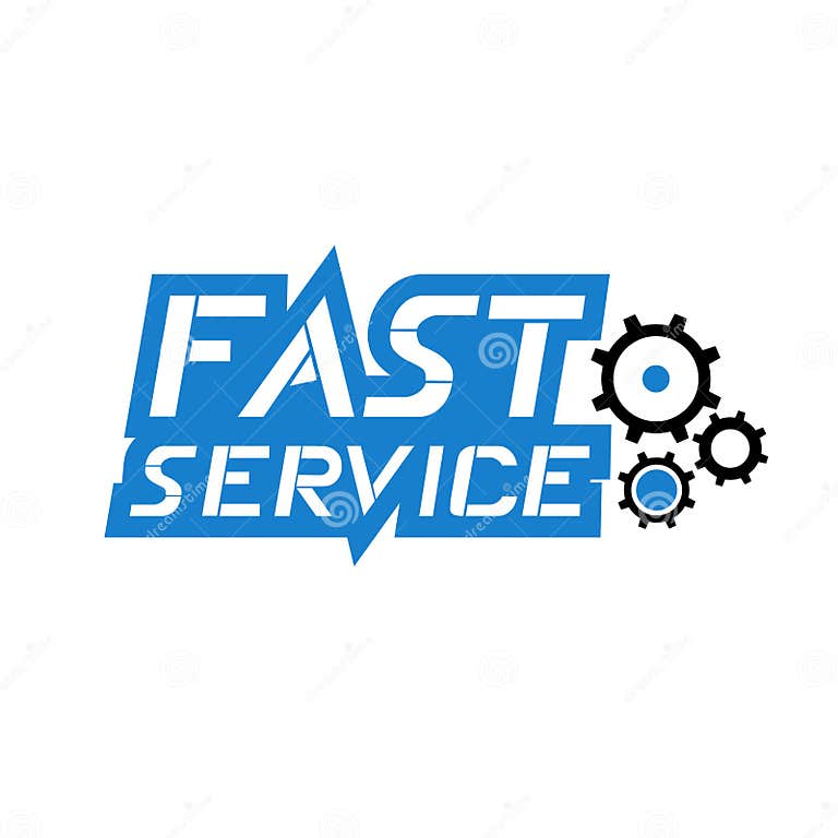 Fast service icon stock vector. Illustration of design - 78944439