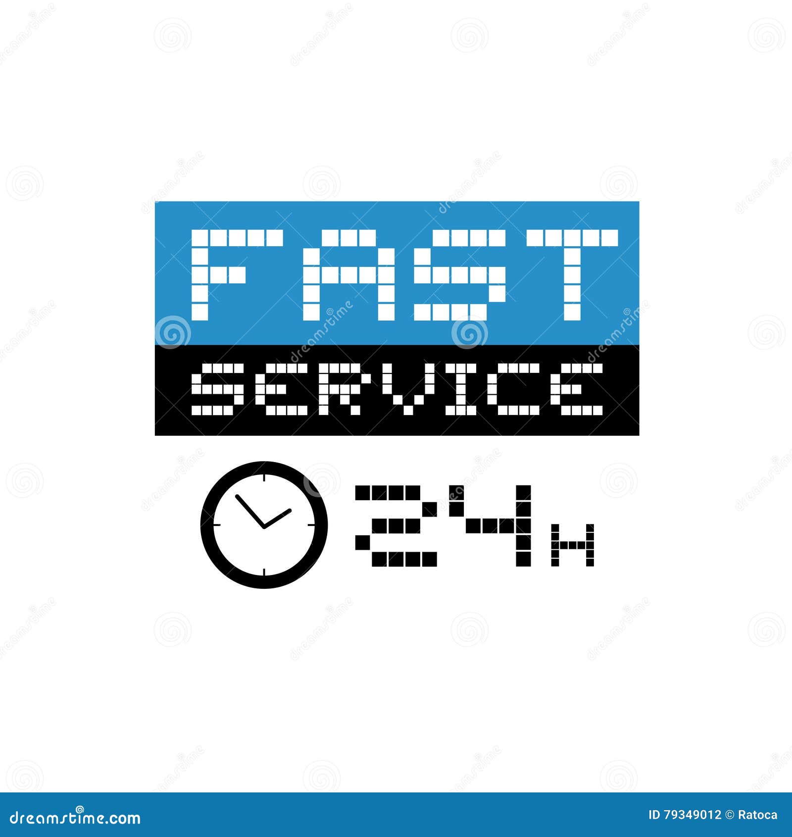 Fast service icon stock vector. Illustration of industrial - 79349012