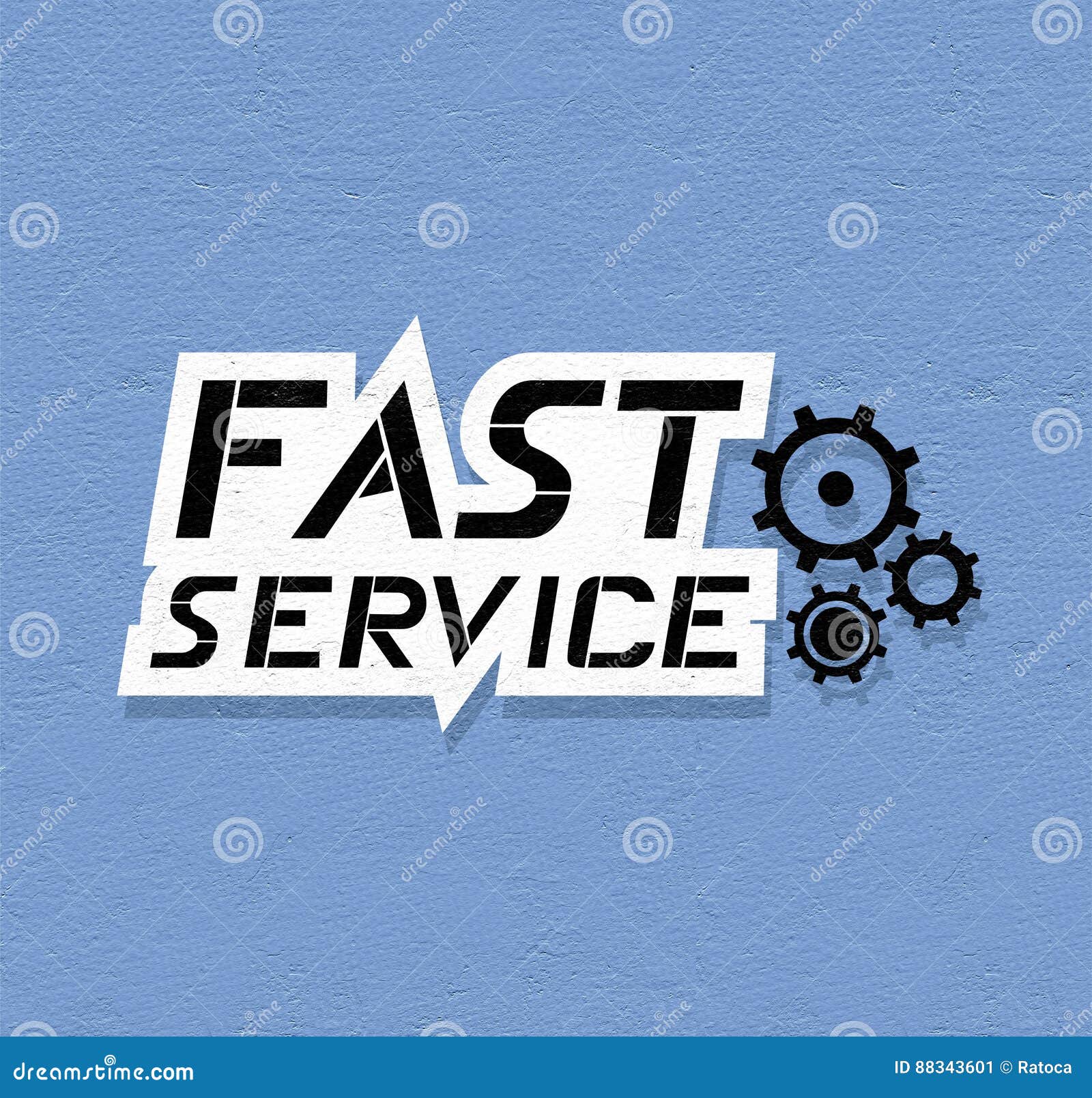 Fast service icon stock illustration. Illustration of business - 88343601