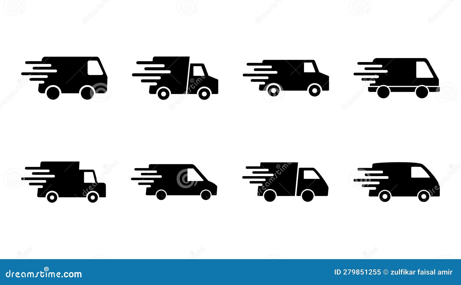 Fast Shipping Delivery Truck Icon . Delivery Truck Icon. Fast Delivery ...