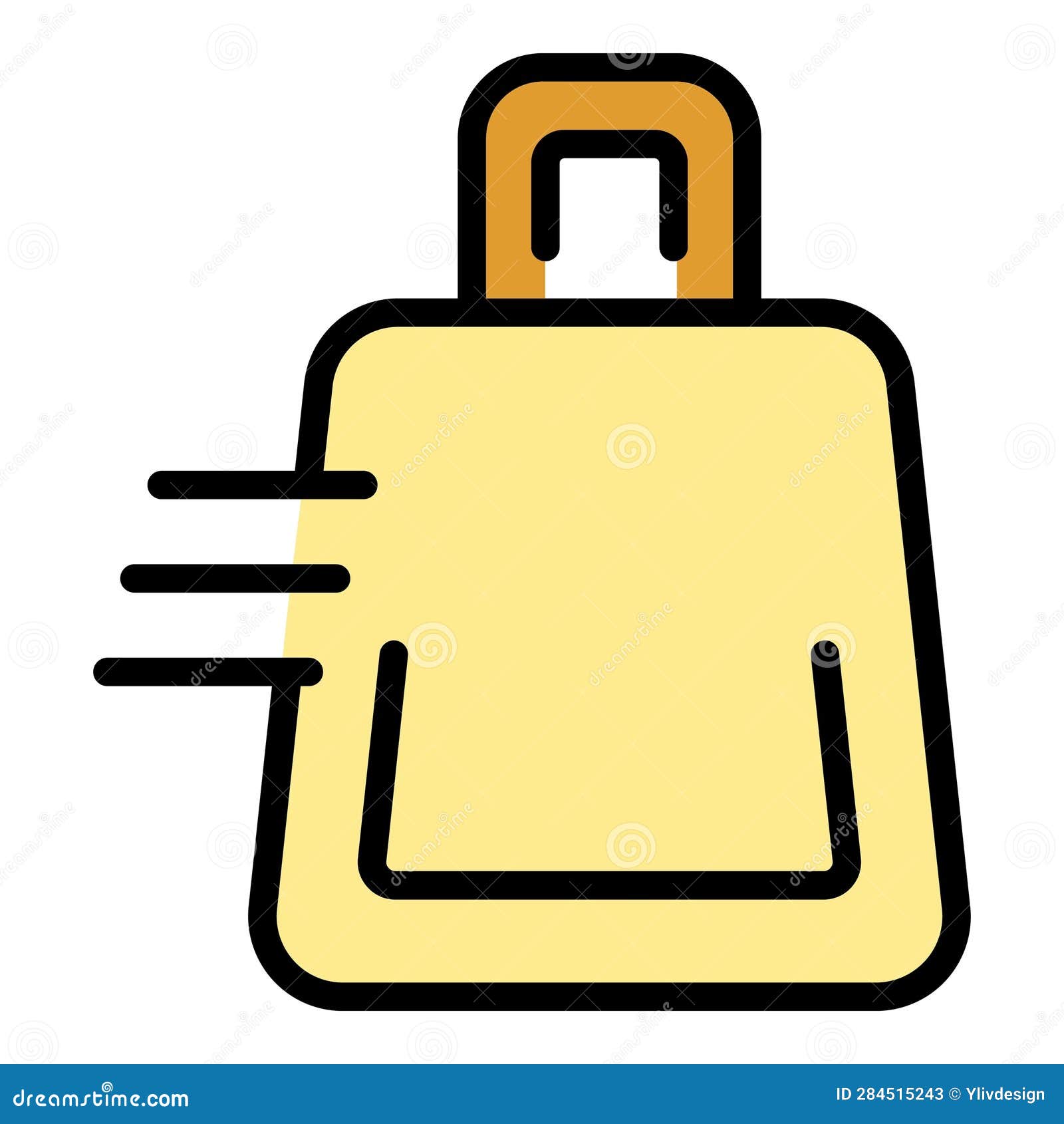 Fast Shipping Icon Vector Flat Stock Illustration - Illustration of ...