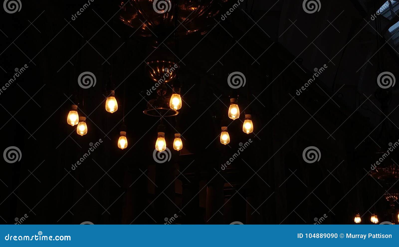 Fast Shutter Speed Shot of Ceiling Lights Stock Photo - Image of ...