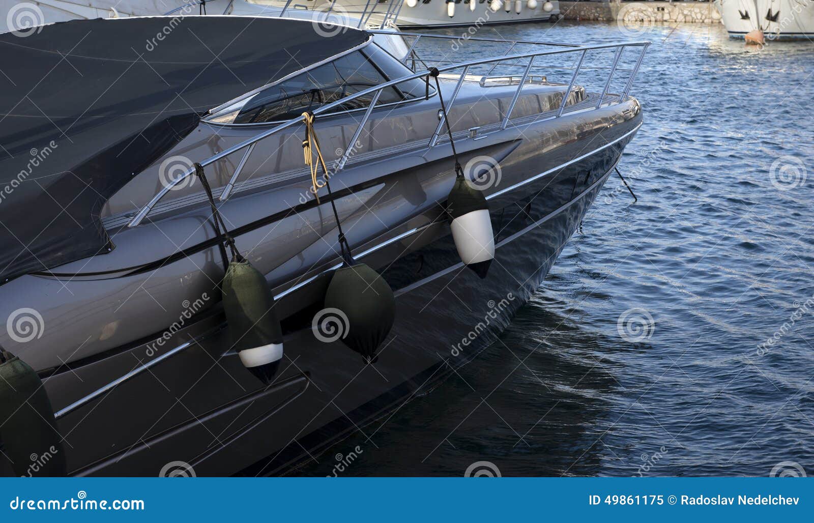 Fast silver boat stock image. Image of reflection, race - 49861175
