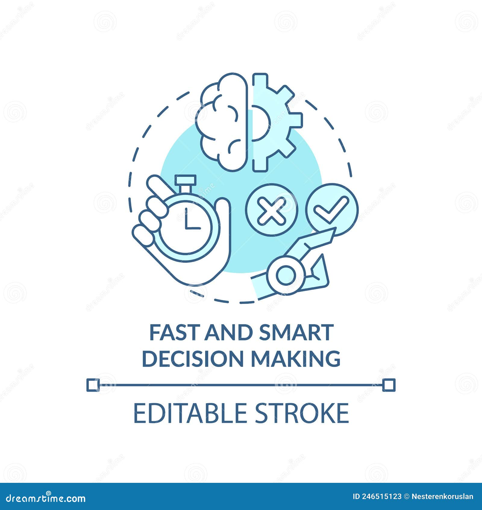 Smart Decision-Making Process Visualized With Question Mark Concept ...