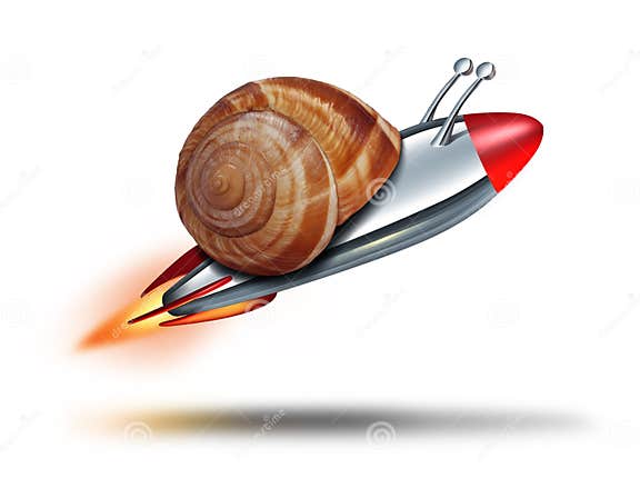 Fast Snail stock illustration. Illustration of evolution - 38441372