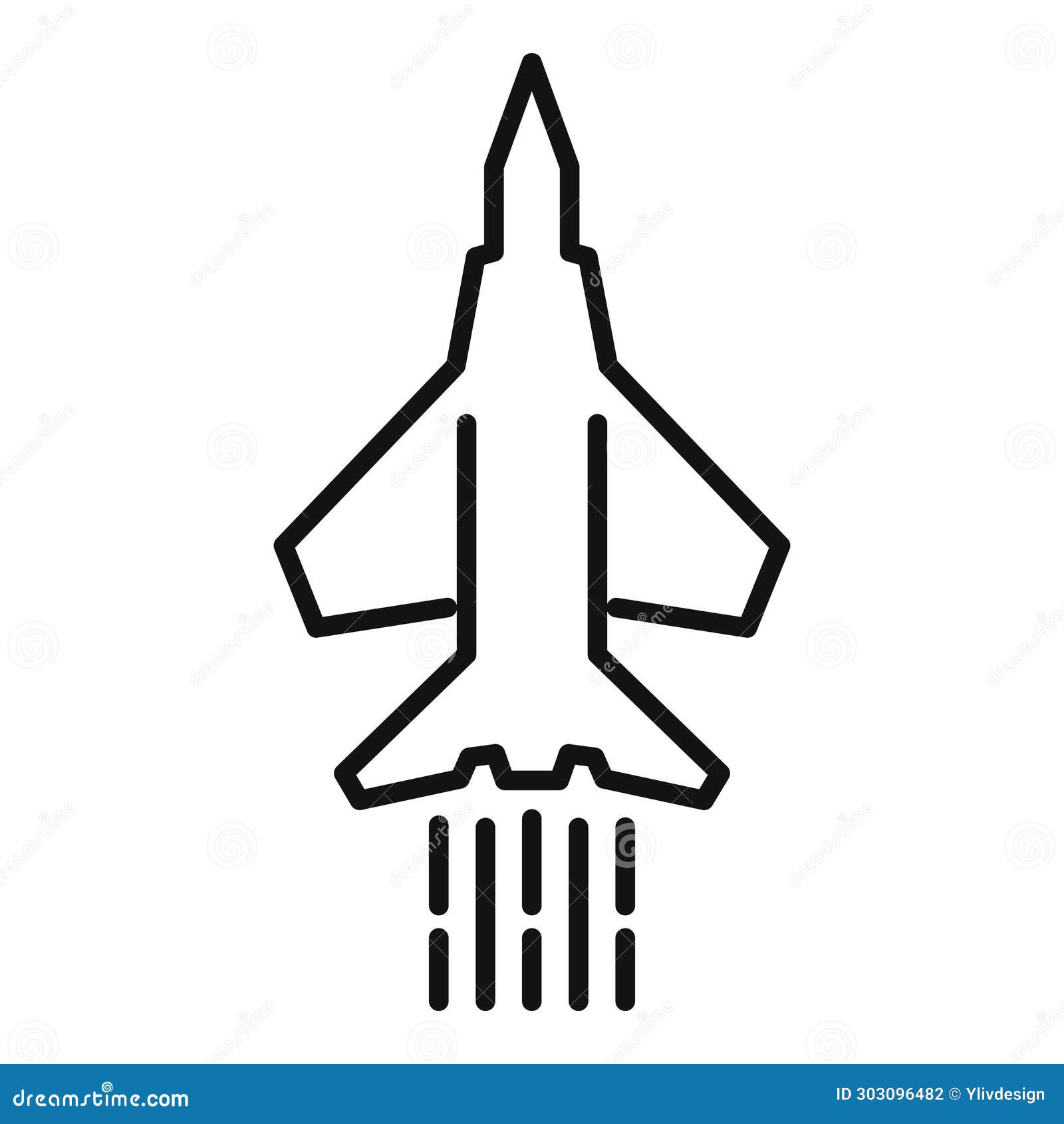 Fast Speed Airplane Icon Outline Vector. Pace Panel Stock Vector ...