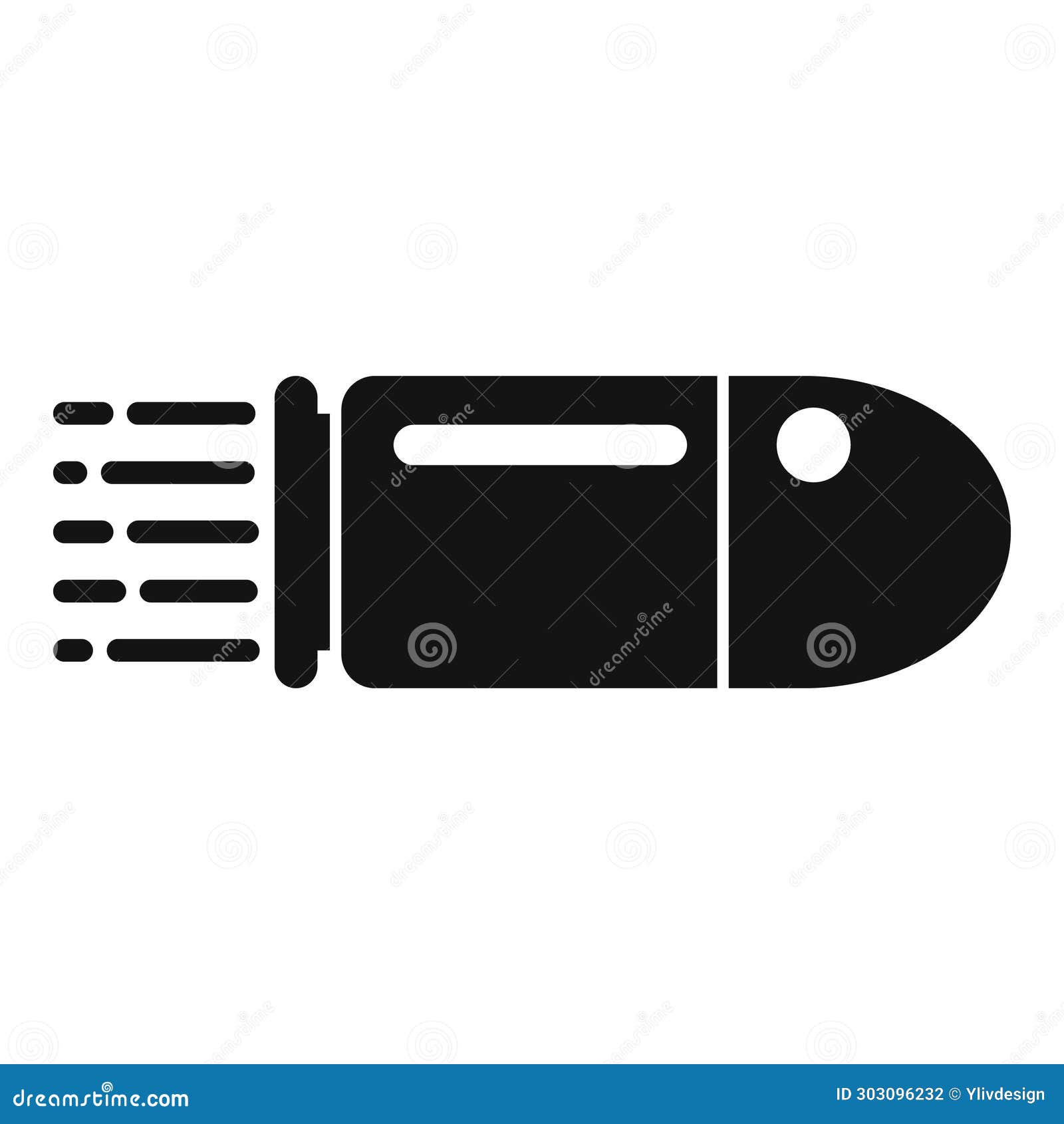 Fast Speed Bullet Icon Simple Vector. Scale Device Stock Illustration ...