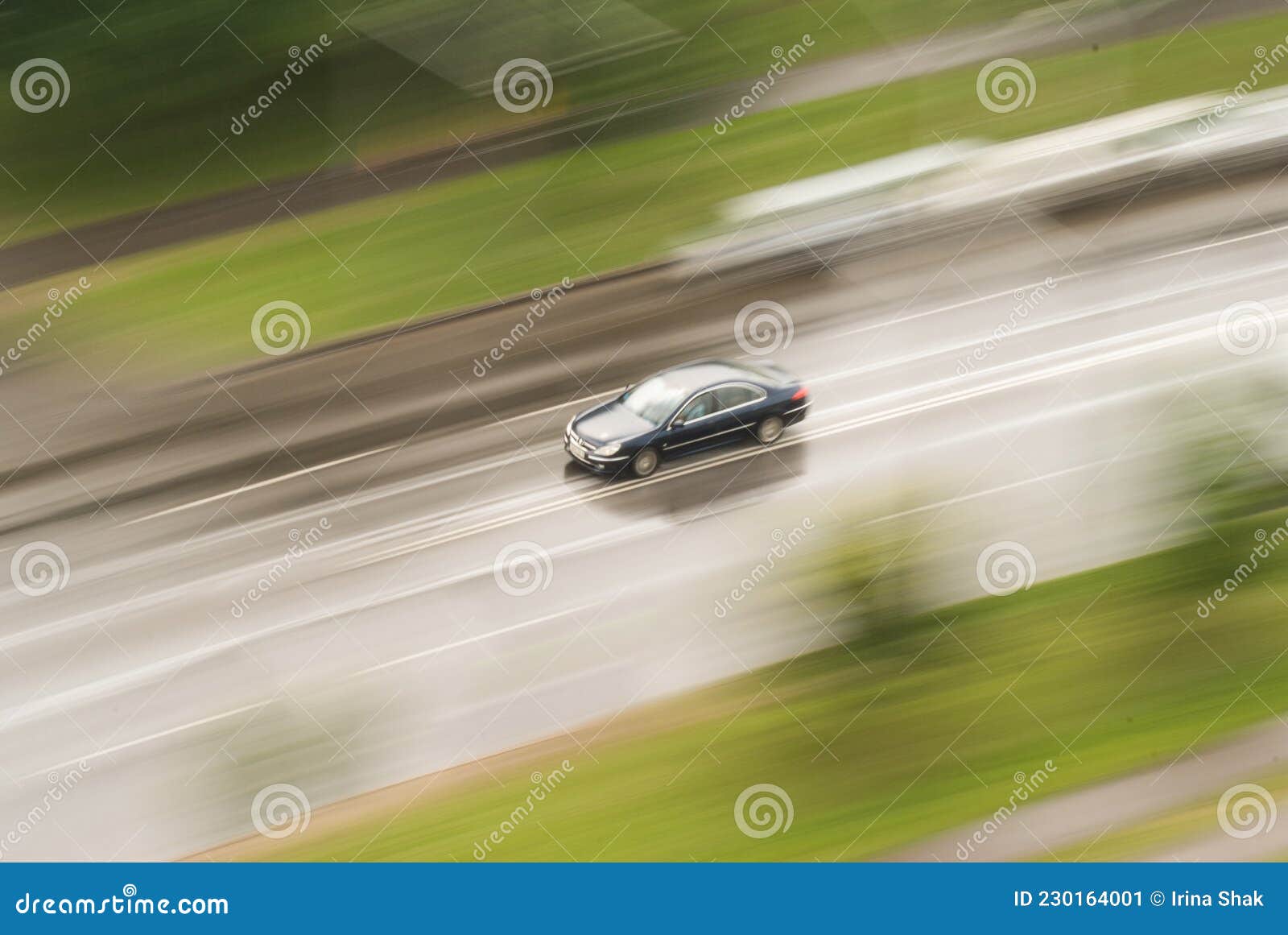 Fast speed car moving stock image. Image of vehicle - 230164001