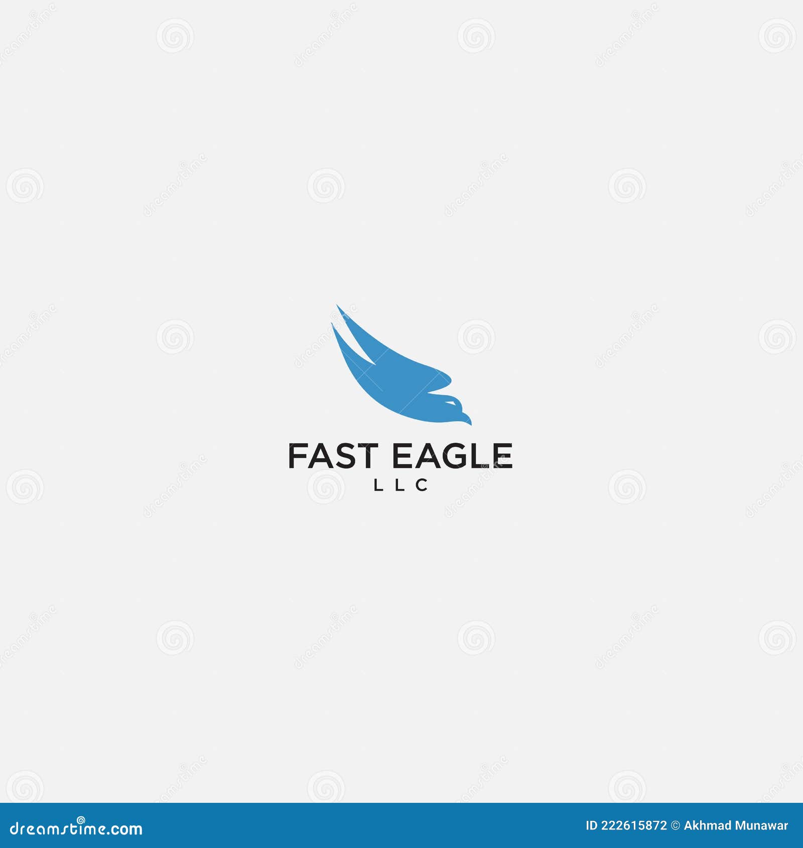 Fast Speed Head Eagle Pounce Logo Stock Vector - Illustration of unique ...