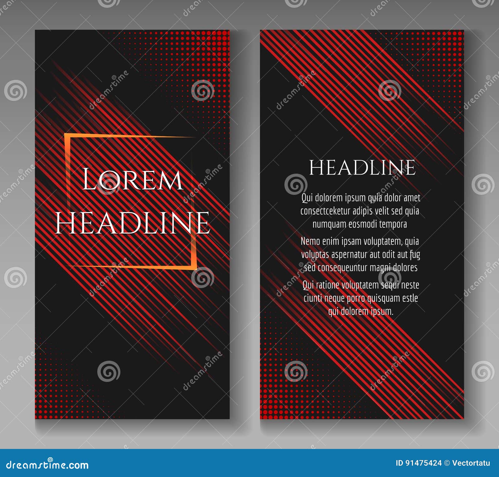 Fast Speed Lines Motion Brochure Template Stock Vector - Illustration ...