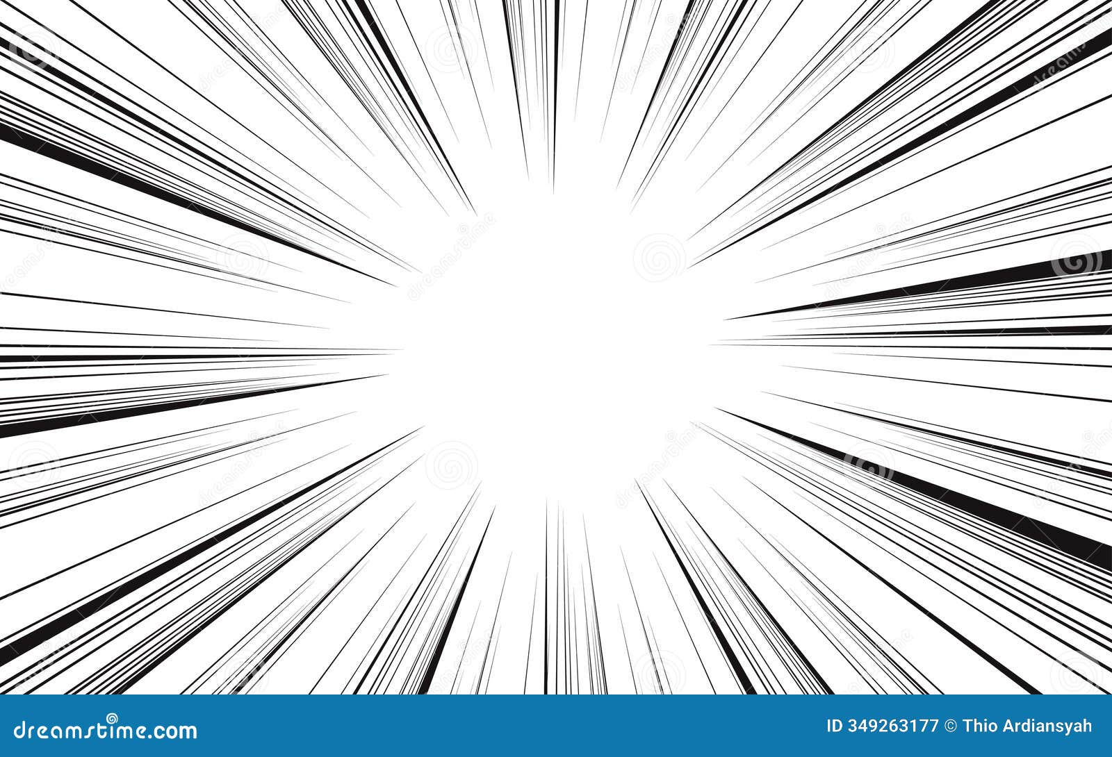 Fast Speed Lines on White Background. Anime Comic Speed Line Movement ...