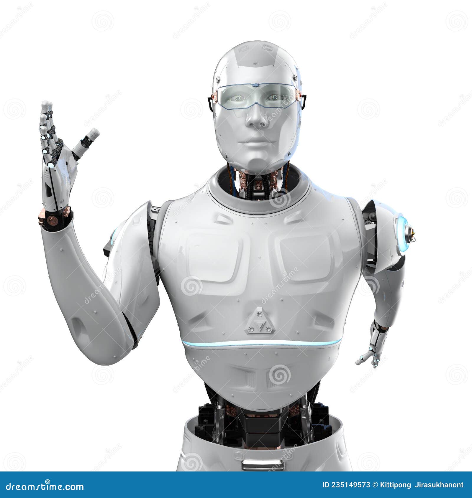 Fast Speed Technology Concept with 3d Rendering Robot Running Stock ...