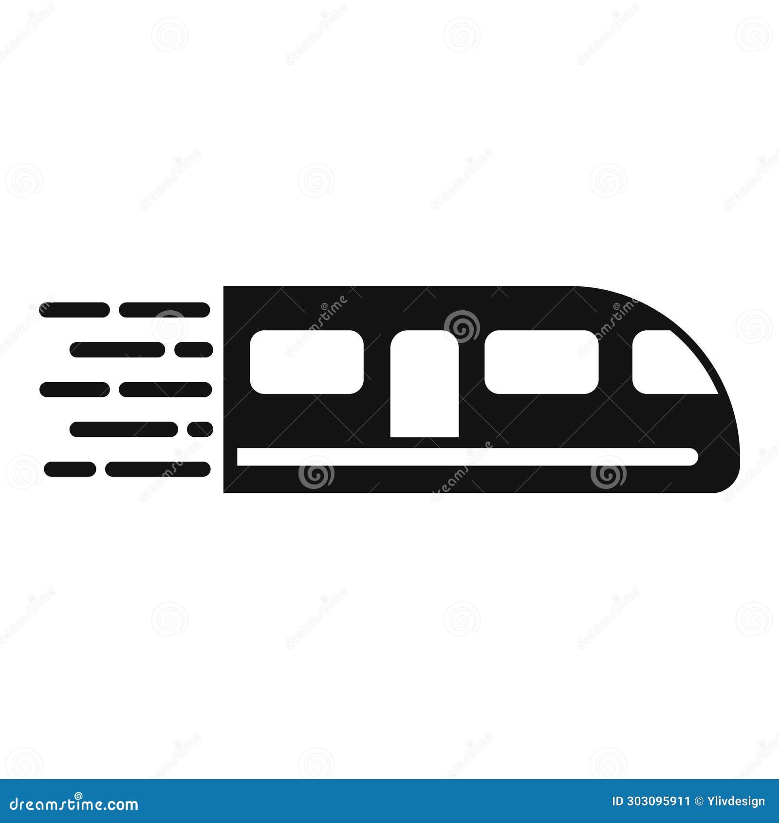 Fast Speed Train Icon Simple Vector. Gadget Velocity Gauge Stock ...