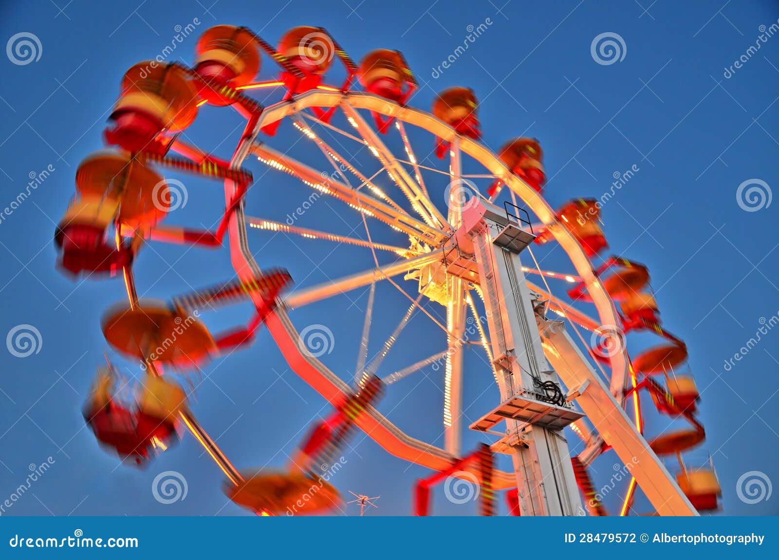 Fast Spinning ride stock photo. Image of challenging - 28479572