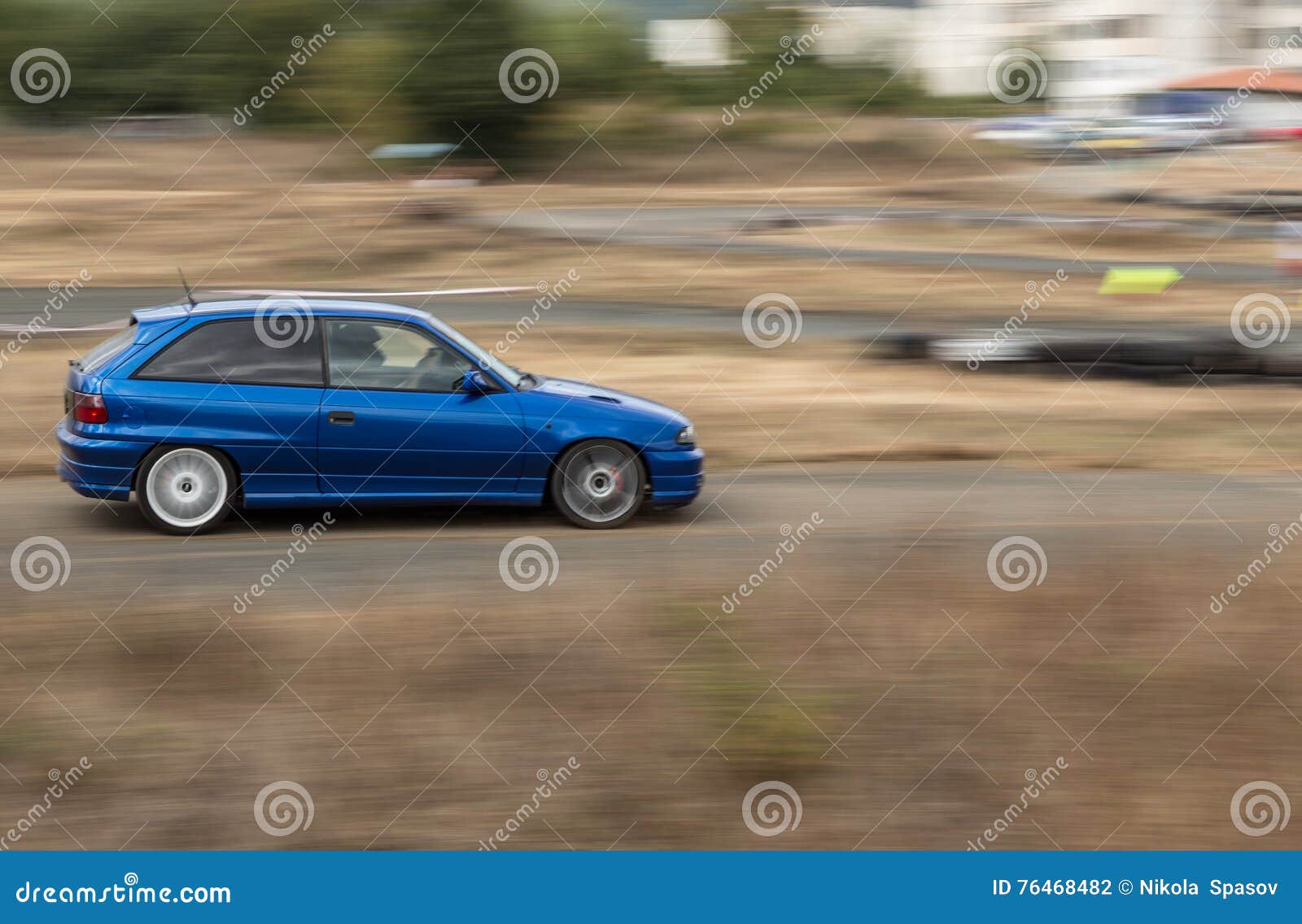Fast Sports Car on the Track Stock Photo - Image of scuffed, racing ...