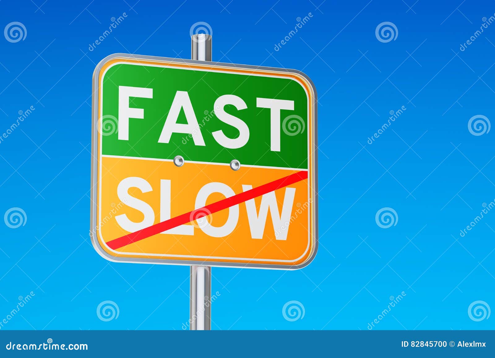 Fast Start Concept, 3D Rendering Stock Illustration - Illustration of ...